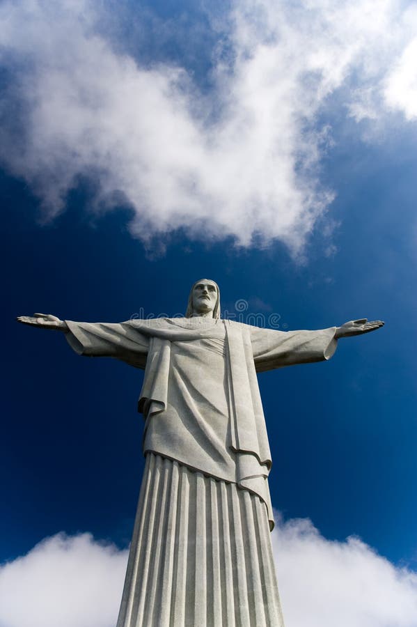 Christ the Redeemer Statue Rio Editorial Stock Photo - Image of ...