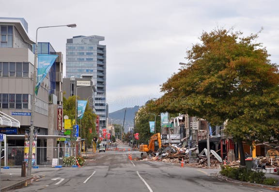 Christchurch Earthquake - a Glimpse of Hell Editorial Image - Image of ...