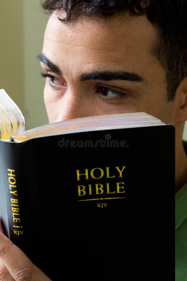 Young Woman Holding Bible stock photo. Image of bible - 23435208
