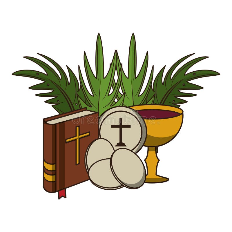 Christian Catholic Elements Stock Vector - Illustration of catholicism ...