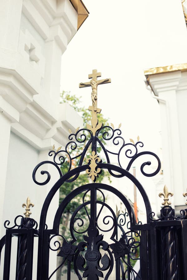 157 Church Gate Wrought Iron Cross Stock Photos - Free & Royalty-Free ...