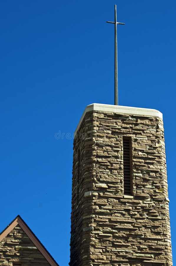 Christian church steeple stock image. Image of values - 14390581