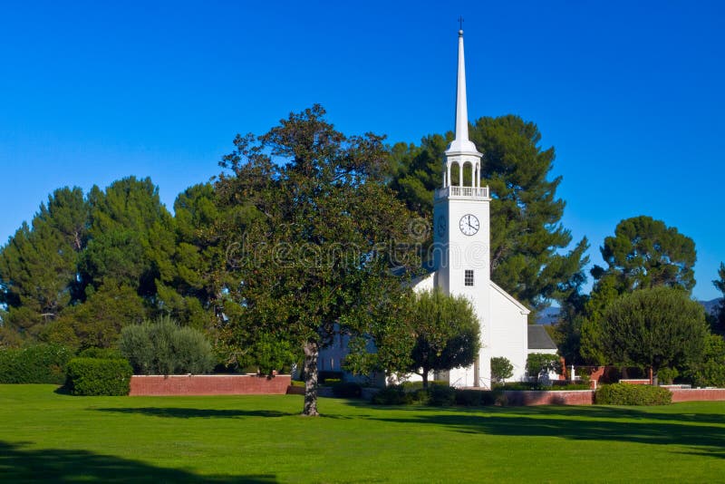 Christian Churh As Religious Symbol Stock Photo - Image of tower ...