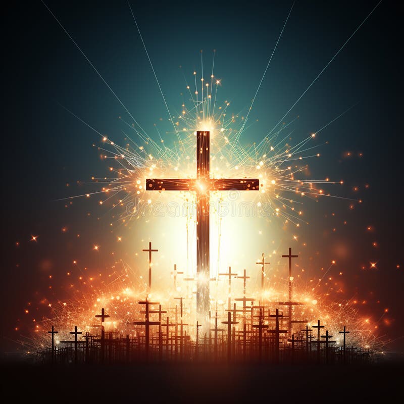 Christian cross stock illustration. Illustration of cross - 299967404