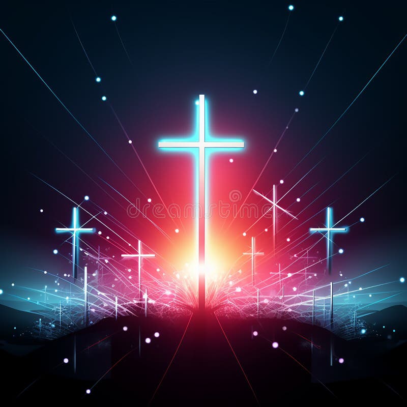 Christian cross stock illustration. Illustration of christian - 299967411