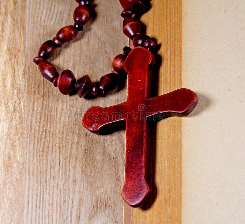 Christian cross on a book stock photo. Image of religion - 38190200
