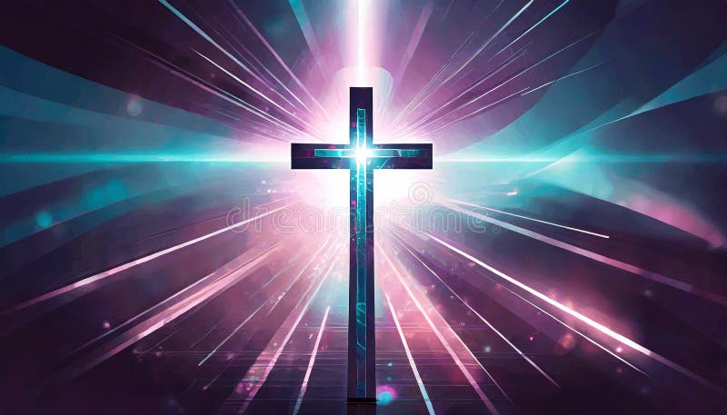 Christian Cross stock illustration. Illustration of catholic - 298483330