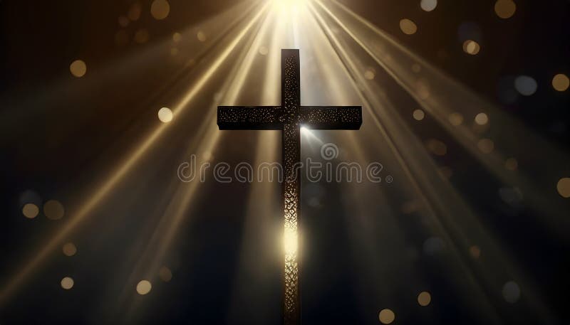 Christian Cross stock illustration. Illustration of catholic - 298483804