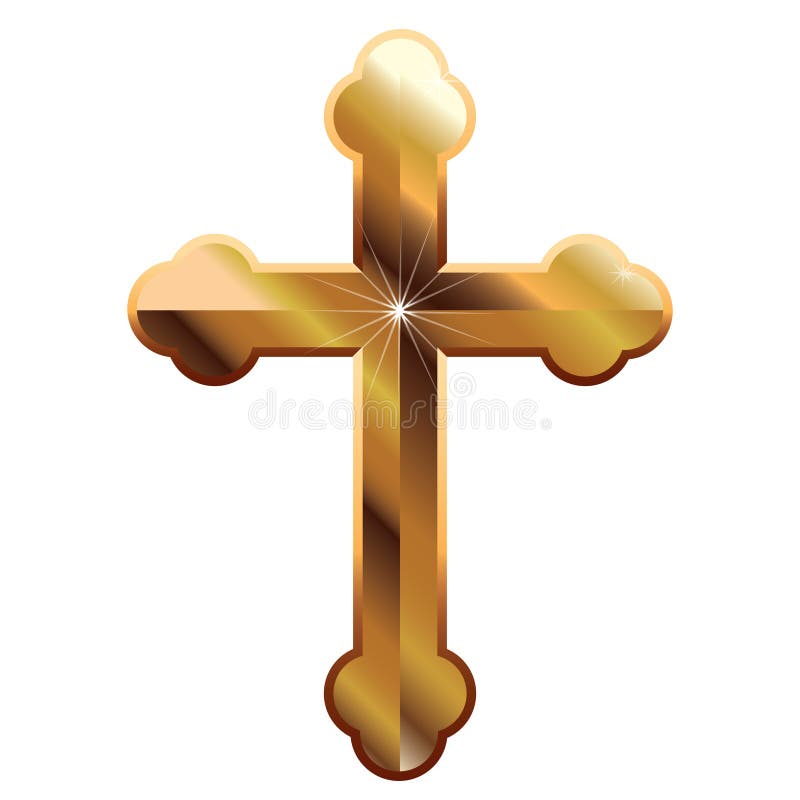 Christian Cross Design. Vector Illustration Decorative Design Stock ...