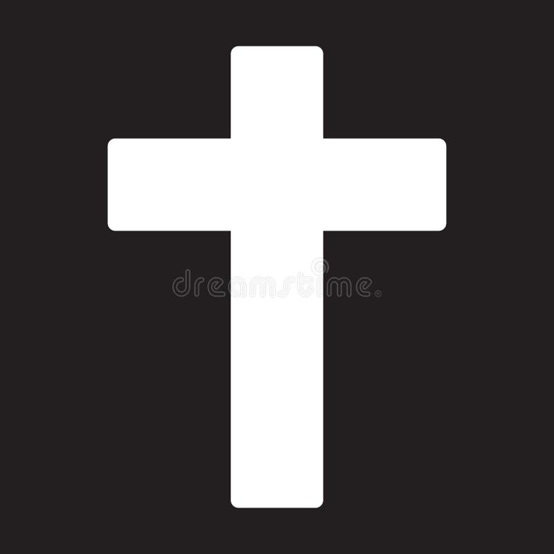 Christian Cross Icon, Christianity Vector Illustration. Stock Vector ...