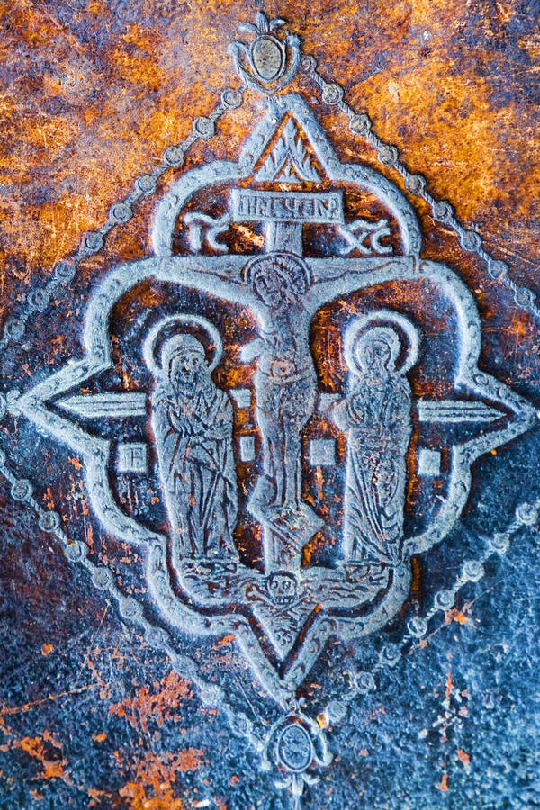 Christian cross and Jesus stock photo. Image of crucified - 5150306