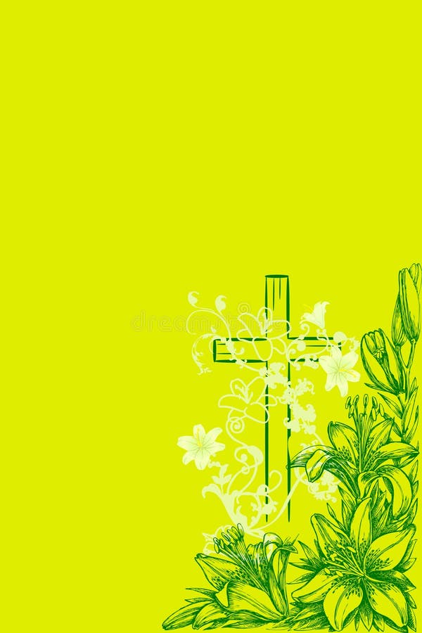Christian Cross and Plant 14 Stock Vector - Illustration of cross ...