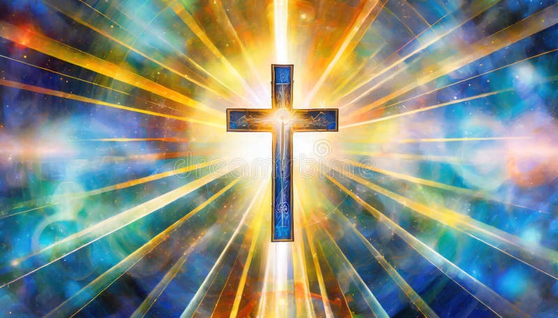 Christian Cross stock illustration. Illustration of christian - 298483463