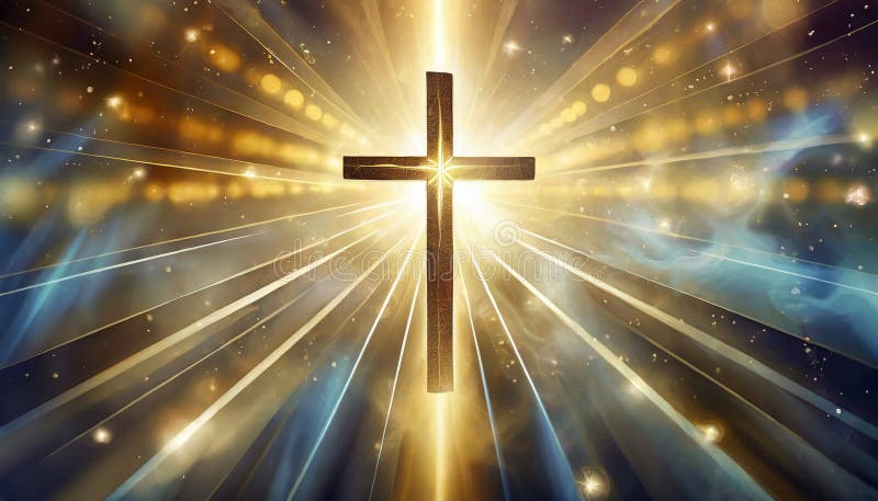 Christian Cross stock illustration. Illustration of catholic - 298483469