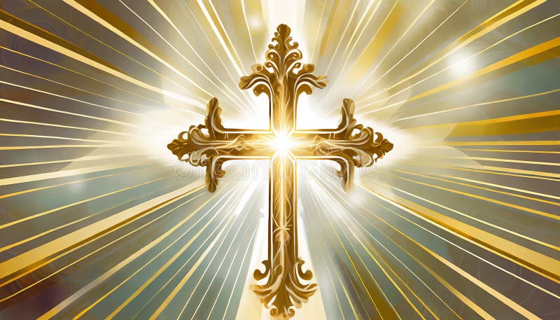 Christian Cross stock illustration. Illustration of vertical - 298483482