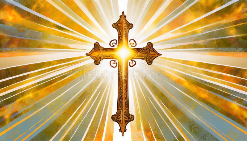 Christian Cross stock illustration. Illustration of christianity ...