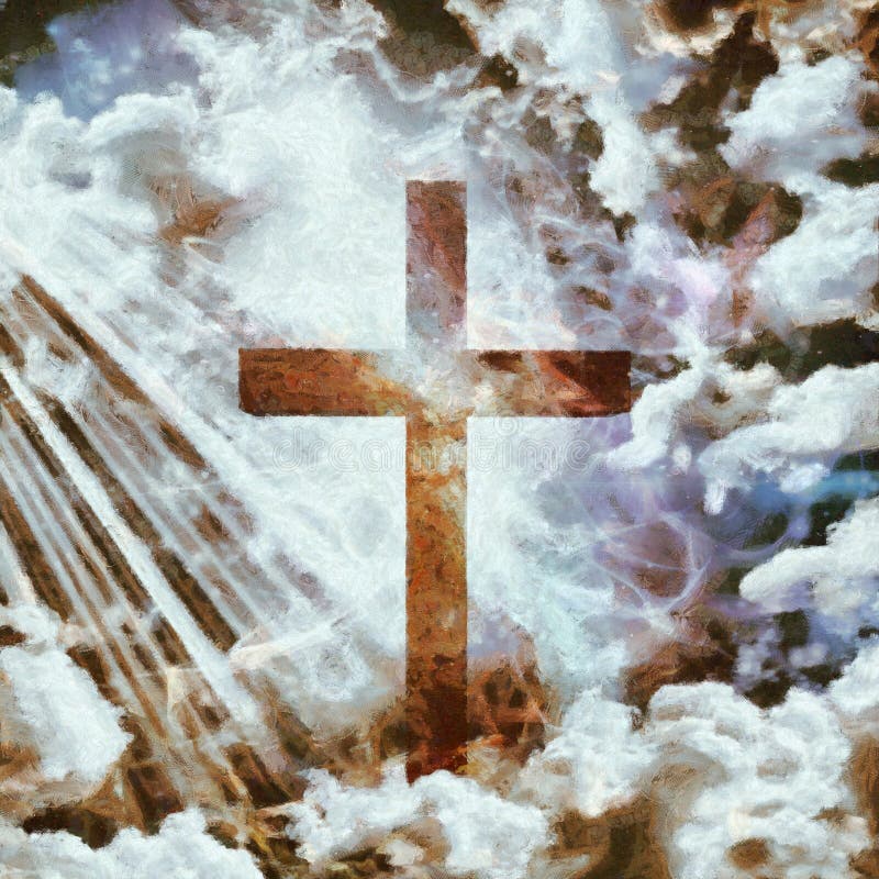 Christian Cross Rays Light Stock Illustrations – 859 Christian Cross ...