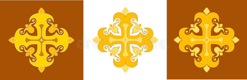 Stylized Christian Cross, Church Cross Stock Illustration ...