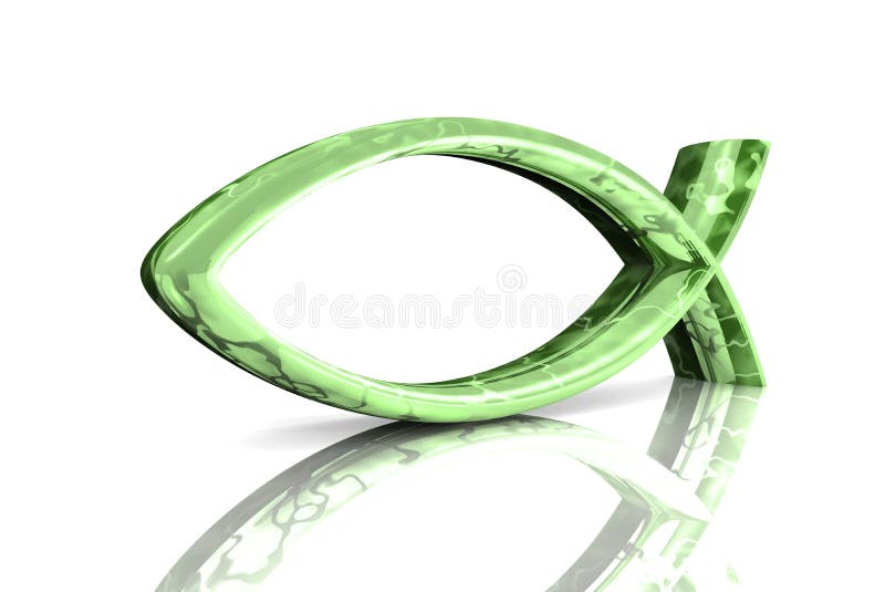 Christian Fish Airbrushed - Rainbow Stock Image - Image of airbrush ...