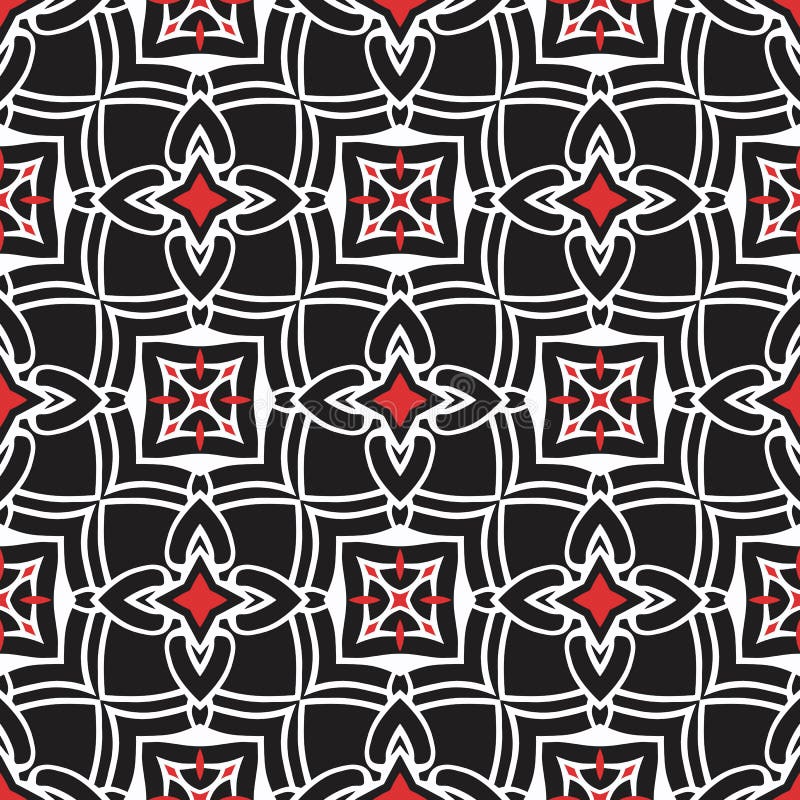 Christian Geometric Pattern Seamless Stock Vector - Illustration of ...