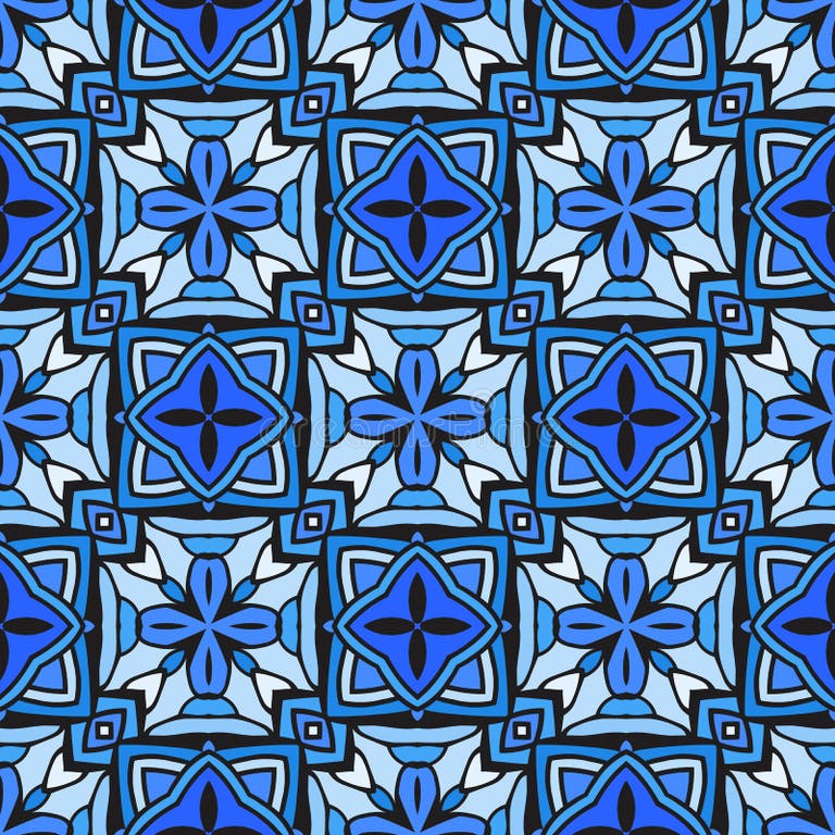 Christian Geometric Pattern Seamless Stock Vector - Illustration of ...