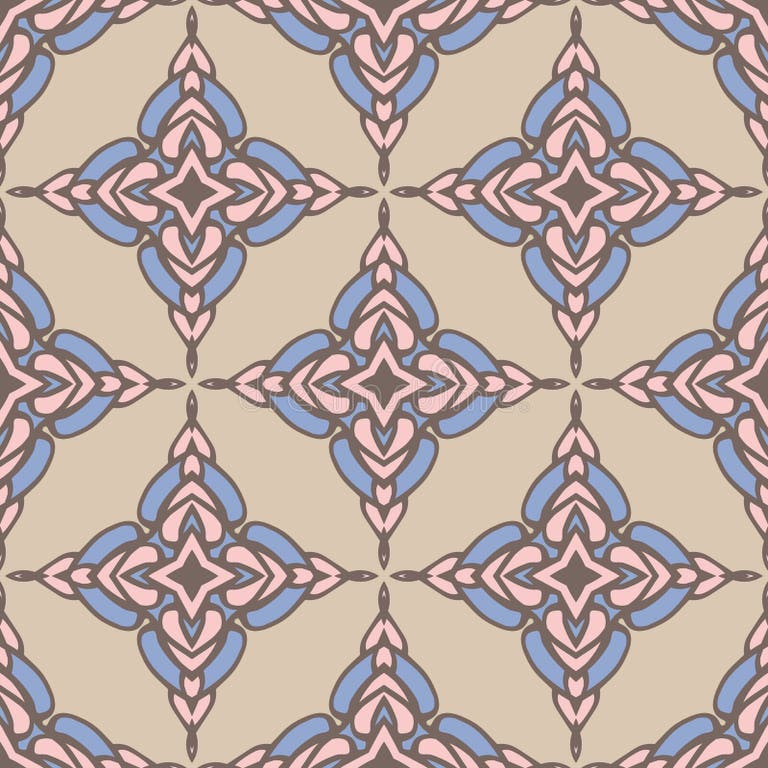 Christian Geometric Pattern Seamless Stock Vector - Illustration of ...