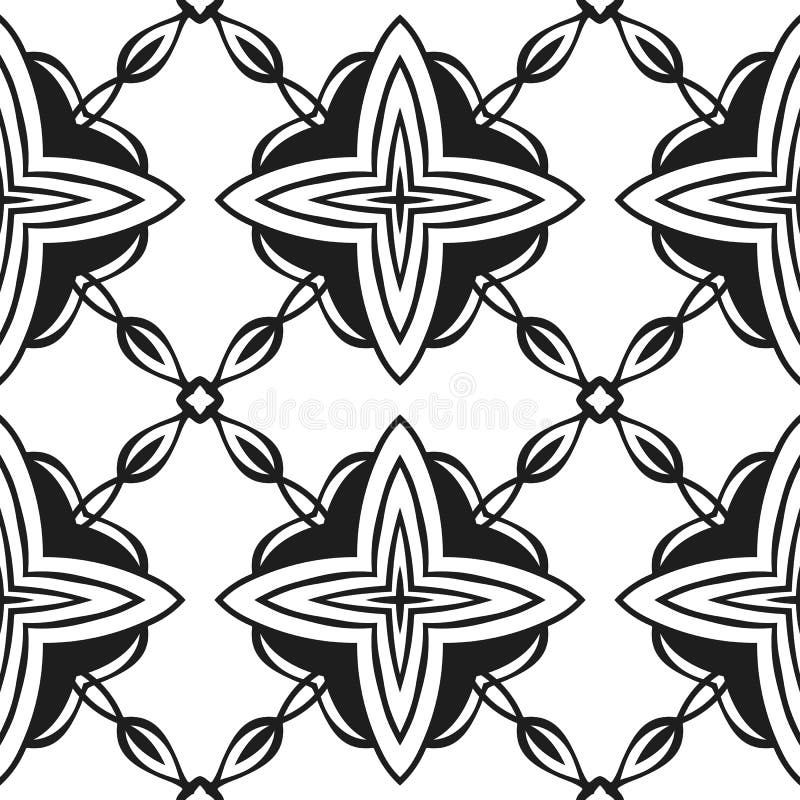 Christian Geometric Pattern Seamless Stock Vector - Illustration of ...