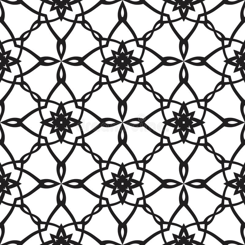 Christian Geometric Pattern Seamless Stock Vector - Illustration of ...