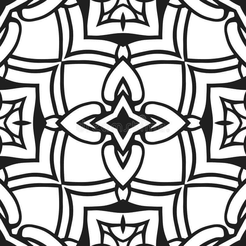 Christian Geometric Pattern Seamless Stock Vector - Illustration of ...