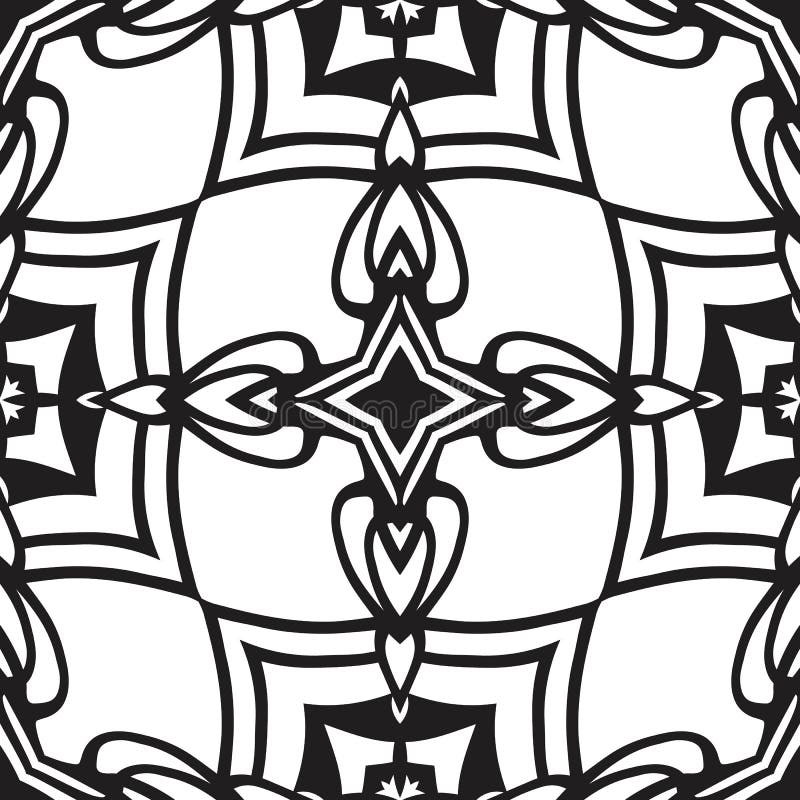 Christian Geometric Pattern Seamless Stock Vector - Illustration of ...