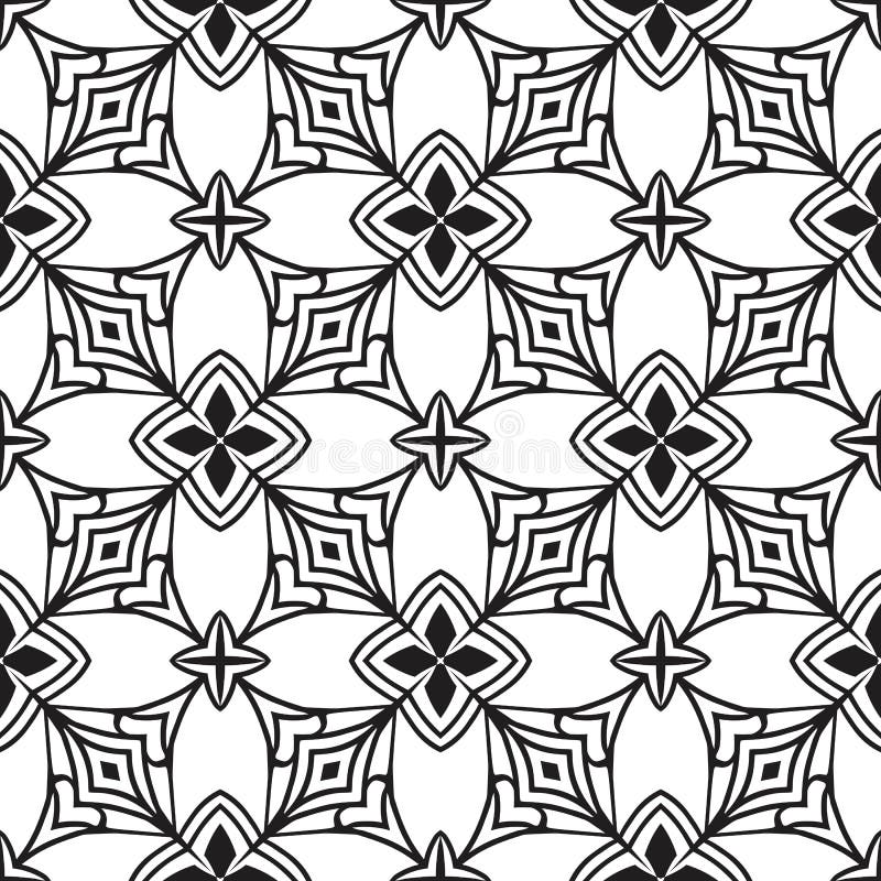 Christian Geometric Pattern Seamless Stock Vector - Illustration of ...