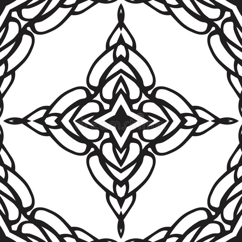 Christian Geometric Pattern Seamless Stock Vector - Illustration of ...