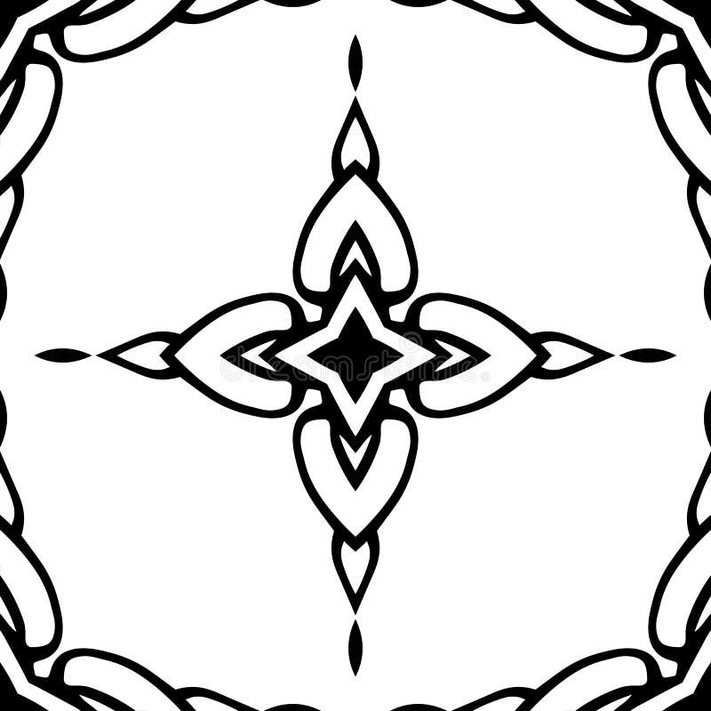 Christian Geometric Pattern Seamless Stock Vector - Illustration of ...