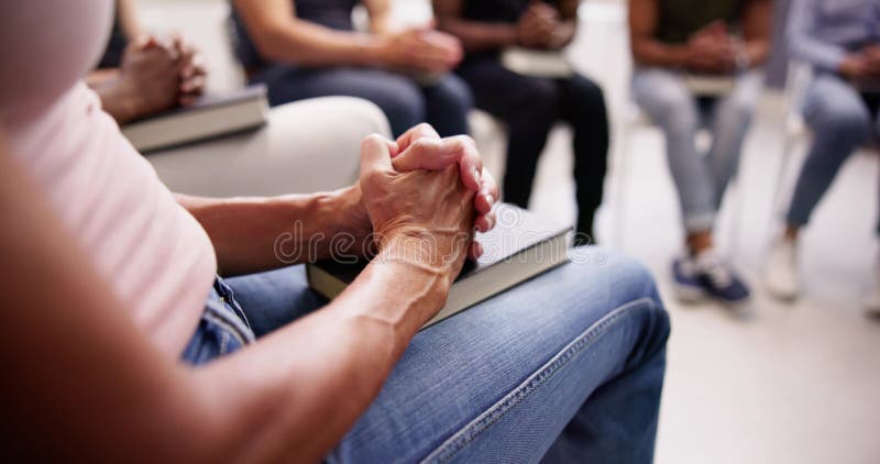 Christian Group are Praying To God with the Bible and Sharing the ...