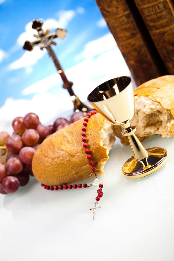 Holy Communion Bright Background Saturated Concept Stock Images ...