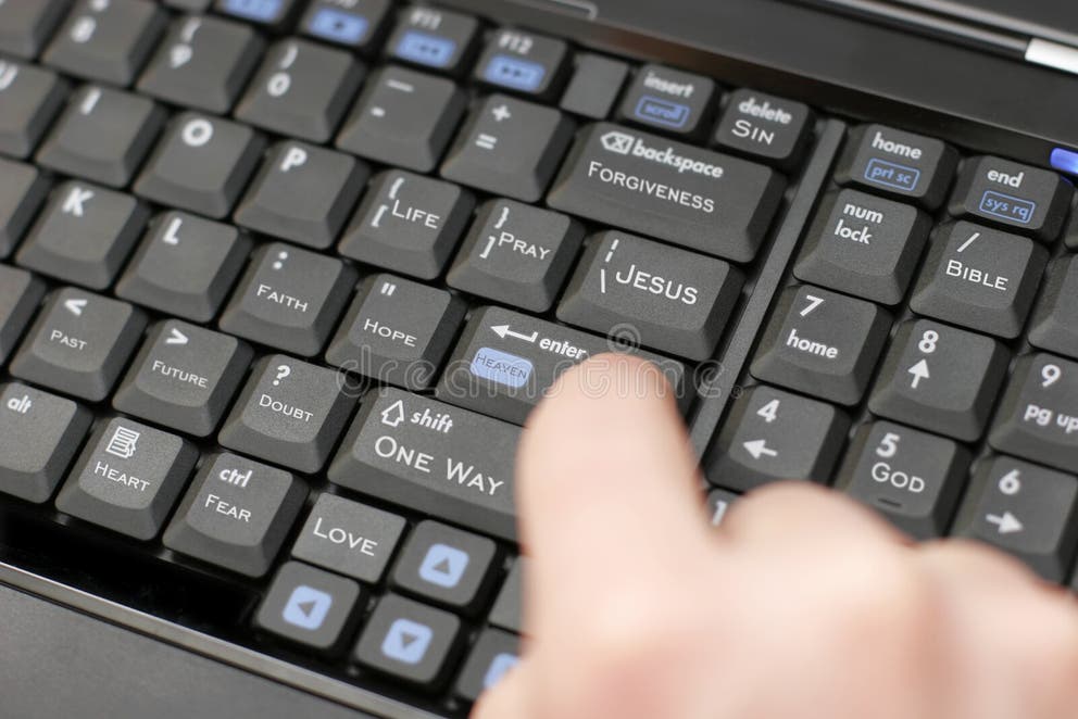 Christian keyboard stock image. Image of details, detail - 5181697