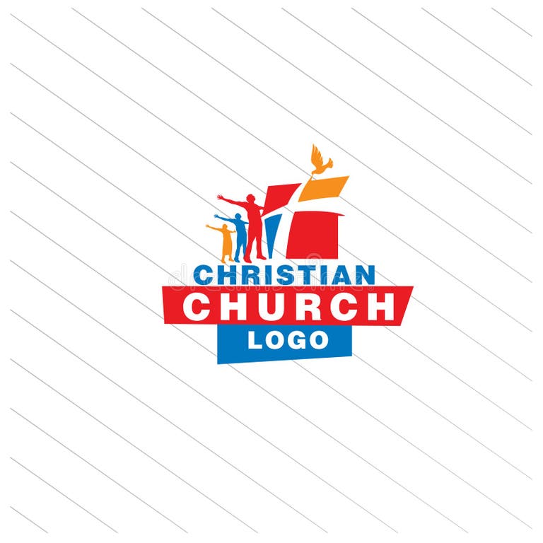Christian Logo. Illustration Drawing of a Christian People Logo in ...