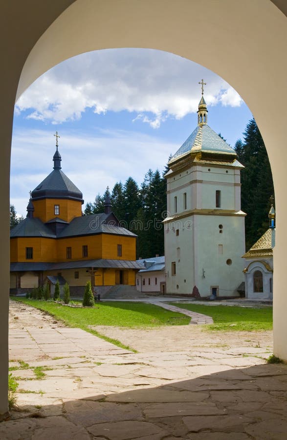 Christian monastery stock photo. Image of monastery, rural - 10711764