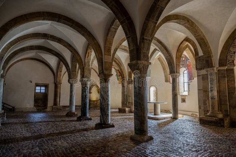 Fossacesia, Abruzzo. Abbey of San Giovanni in Venere Stock Photo ...