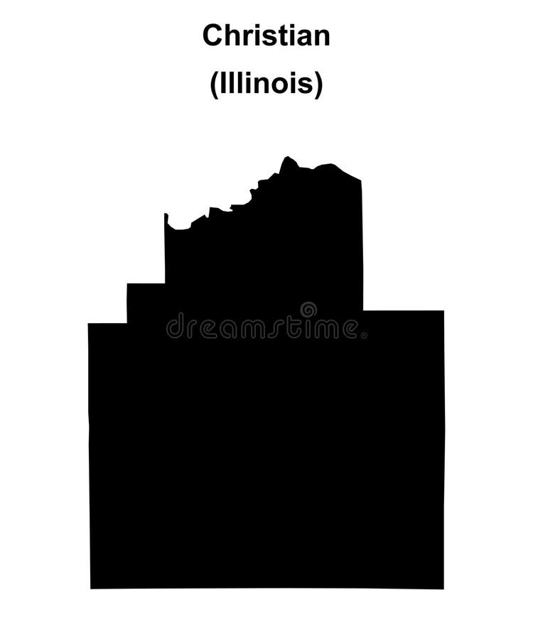 Christian outline map stock vector. Illustration of border - 361545075