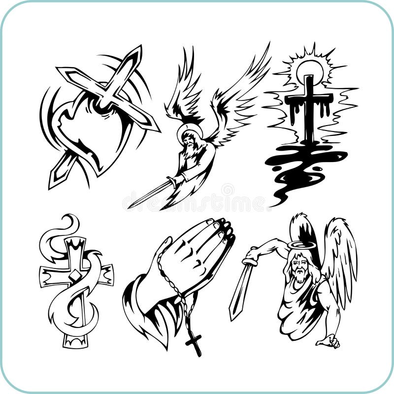 Christian Religion - Vector Illustration. Stock Vector - Illustration ...