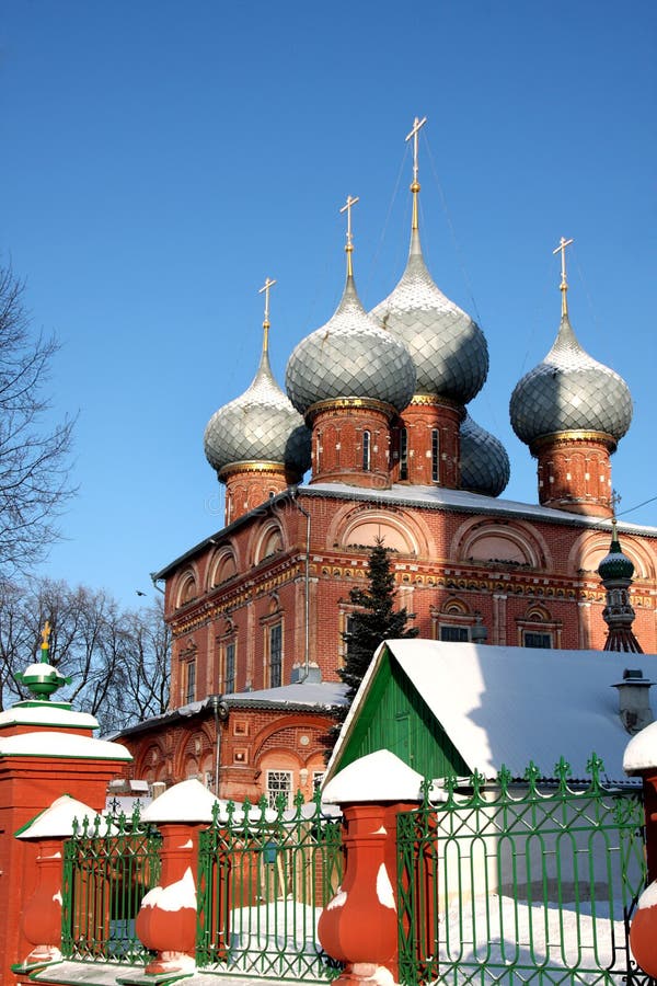 Christian Russian Monastery Stock Image - Image of nature, snowy: 12679145