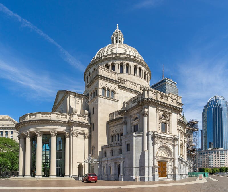 Christian Science Church stock image. Image of city, back - 60097623