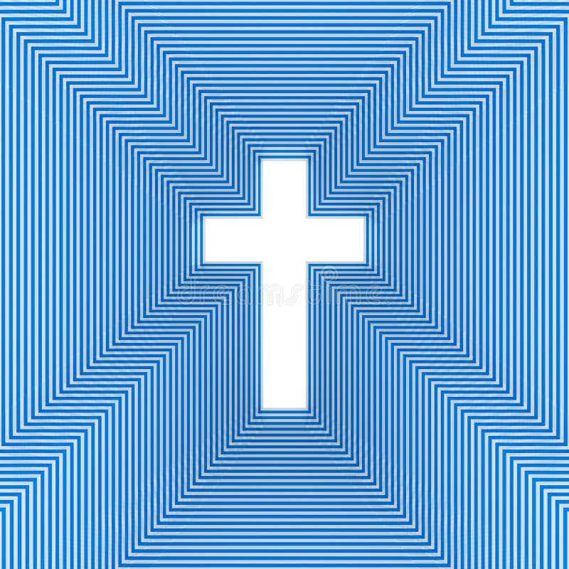 Abstract christian cross stock illustration. Illustration of faith ...
