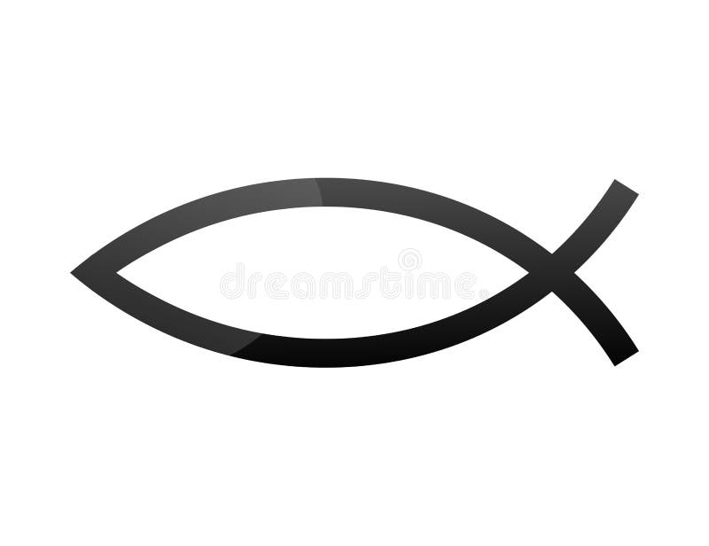 Christian Symbol Ichthys, Jesus Fish. Vector Stock Illustration. Stock ... Christian Symbol Ichthys, Jesus Fish. Vector Stock Illustration. Stock ...
