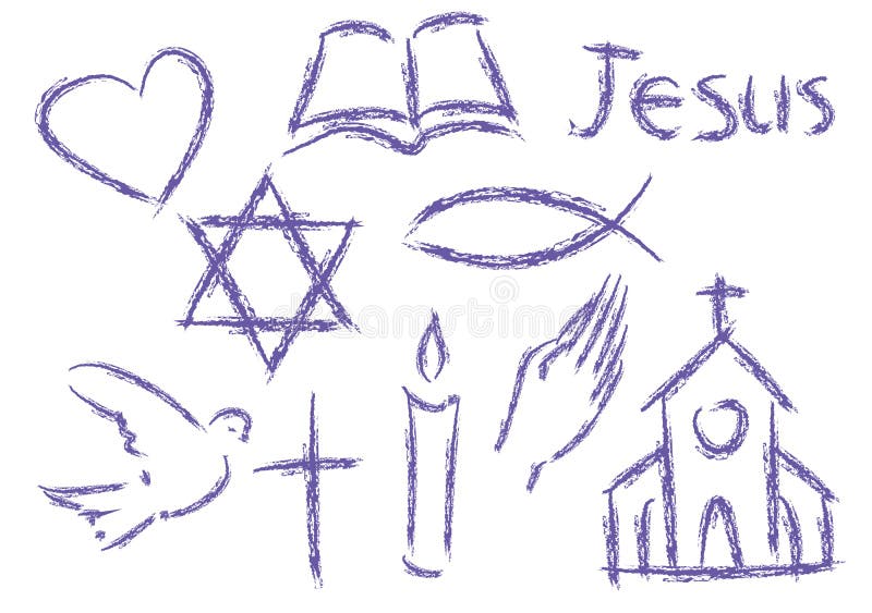 Christian shapes stock illustration. Illustration of shapes - 5426214