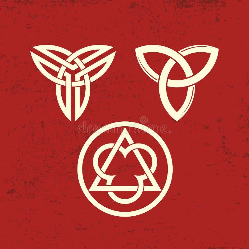 Christian of Symbols. Trinity Symbols Stock Vector - Illustration of ...