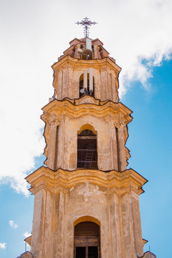 Christian Temples of Gothic and Baroque Architecture Stock Image ...