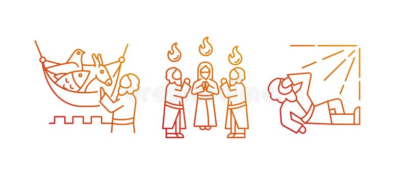 Biblical Characters Line Drawing Stock Illustrations – 13 Biblical ...