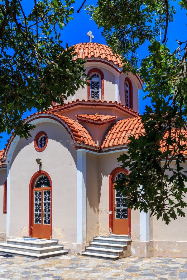 Christianity Church in Greece Stock Image - Image of beautiful, tourism ...